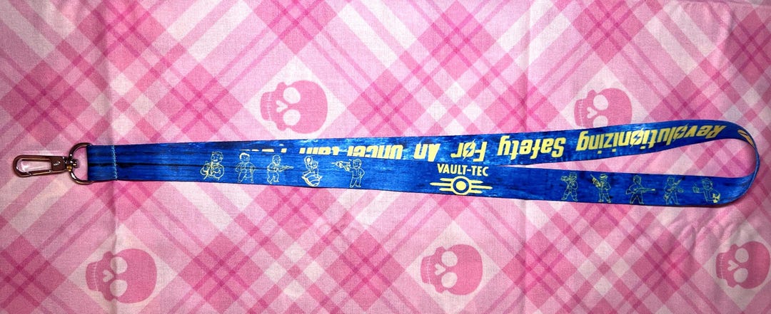 Fall Out Vault Tec Lanyard for Keychain or Badge - Etsy