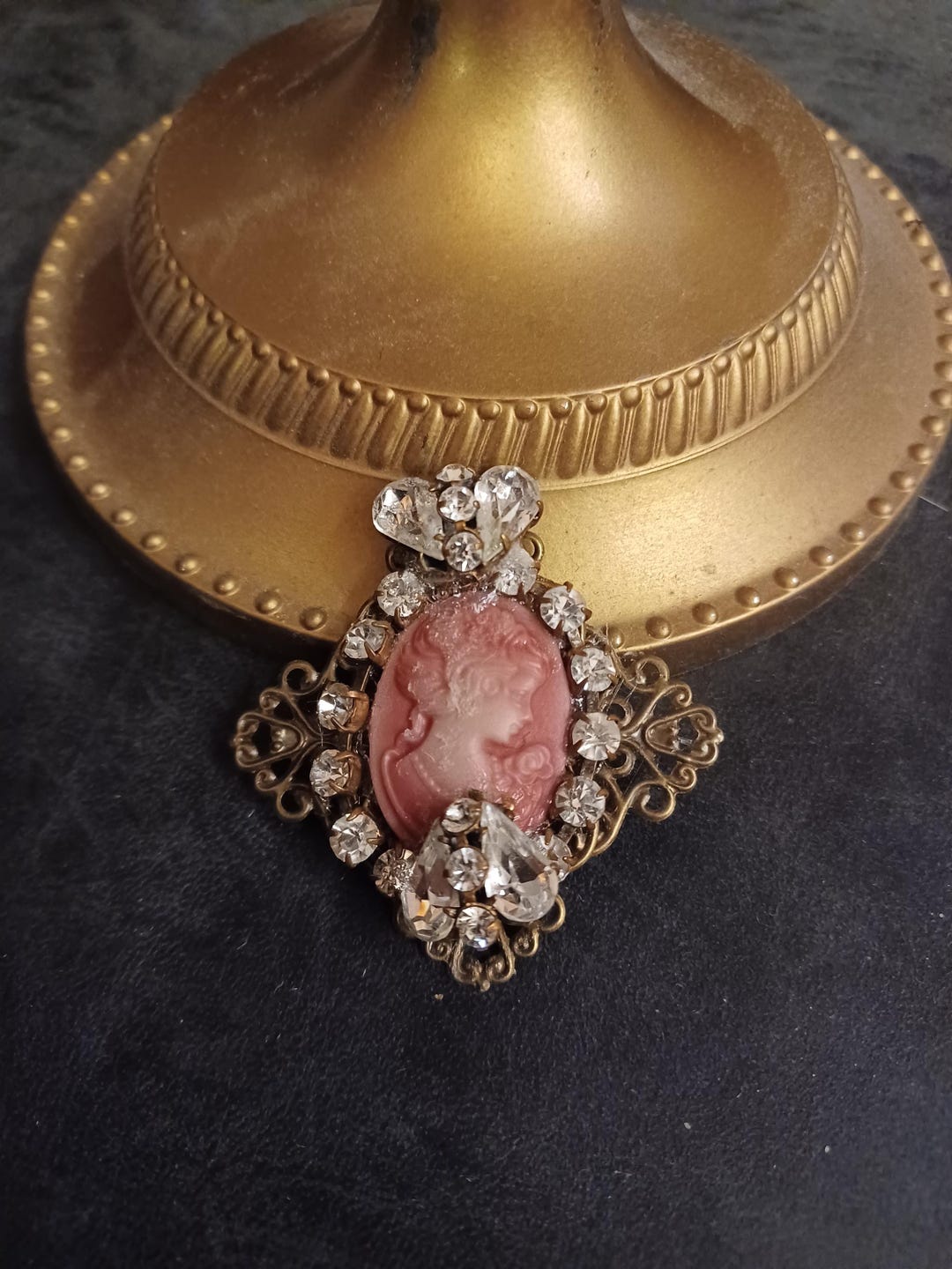 Regency or Victorian Style Brooch, "bonbon", Handmade One of a Kind ...
