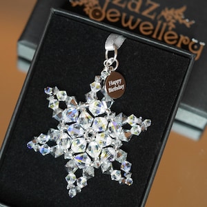 Rose Gold Small Crystal Beaded Star, Christmas Tree Star Decoration ...