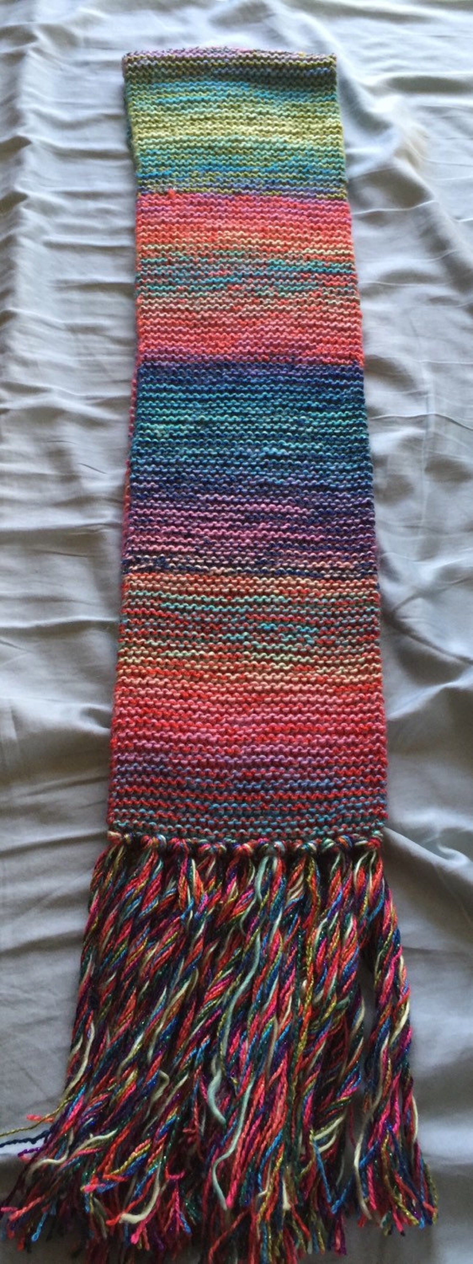 Candy Colored Sparkly Scarf - Etsy