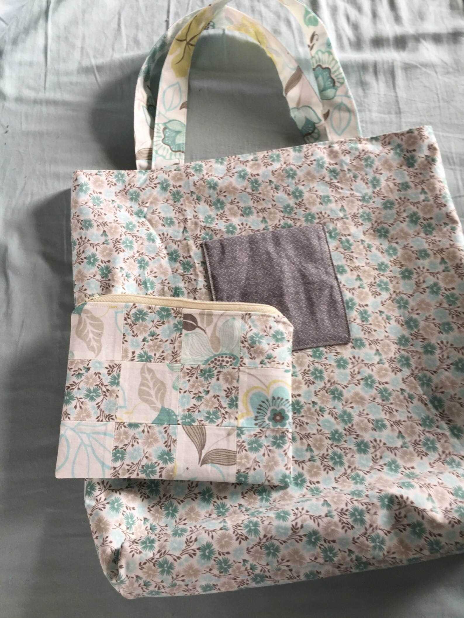 Beautiful Tote Bag and Zipper Pouch Set - Etsy