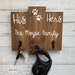 Custom Key and Dog Leash Holder Personalized Leash Hanger - Etsy
