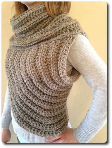 Cross Body Cowl/archer's Sweater Crochet Pattern - Etsy