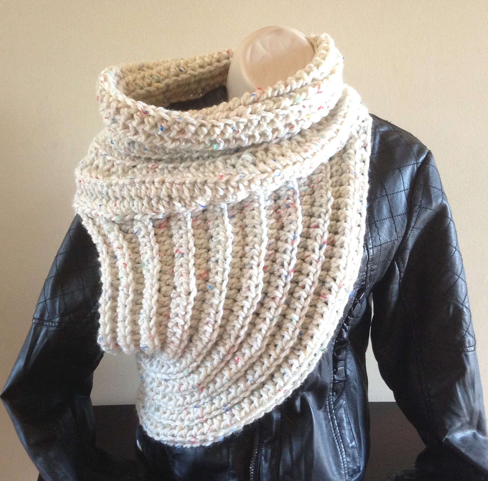Cross Body Cowl/archer's Sweater Crochet Pattern english/german - Etsy