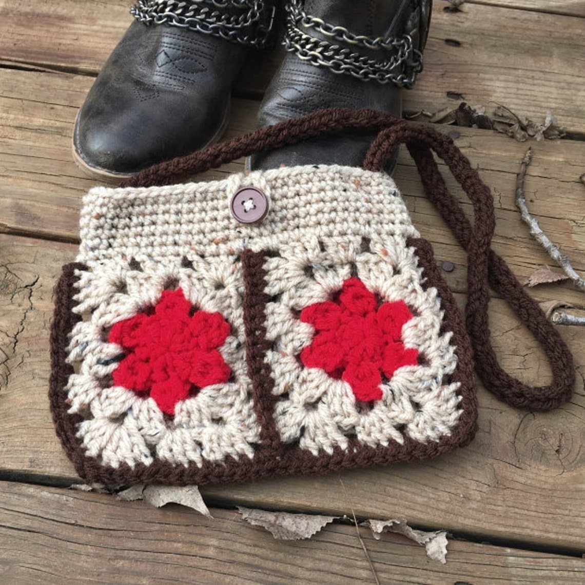 Western Style Handbag - Crochet Pattern - Etsy
