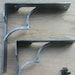 PAIR of TABLE LEAF Swivel Brackets Folding Fold Down Drop Worktop Shelf ...