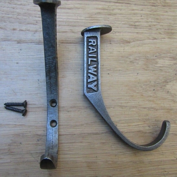 Railroad Spike Hook - Etsy