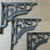 16" BLACK HAND FORGED Wrought Iron Blacksmith Sign Board Hanging ...