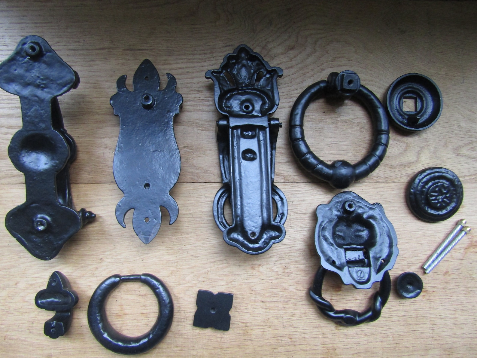 CAST IRON RUSTIC Door Knocker Vintage Retro Old Victorian Style Country ...
