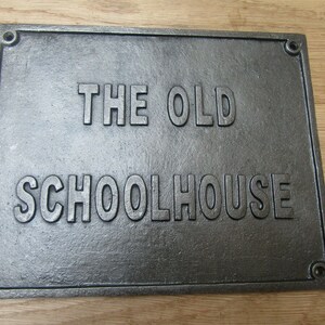 Rustic Cast Iron Wall Door Sign Plaque Emblem Vintage Antique Old Style ...