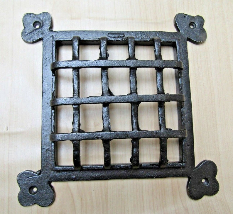 Cast Iron Medieval Gothic Door Window Glass Bullion Aperture - Etsy UK
