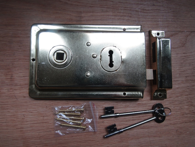 Traditional Retro Old English 1920s Victorian Style Rim Lock - Etsy