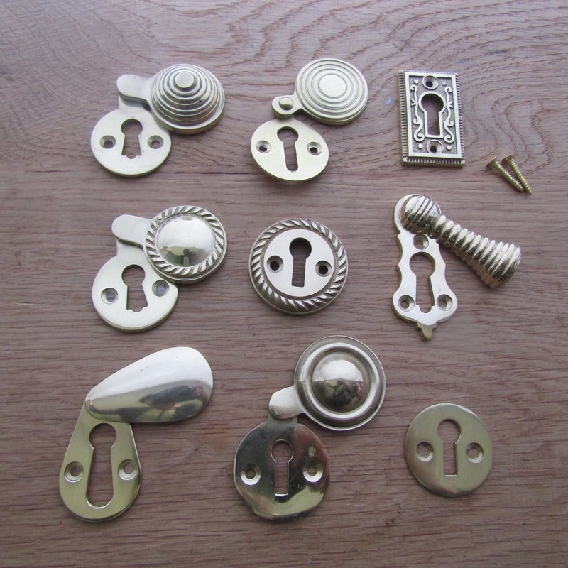 Brass Keyholes - Etsy