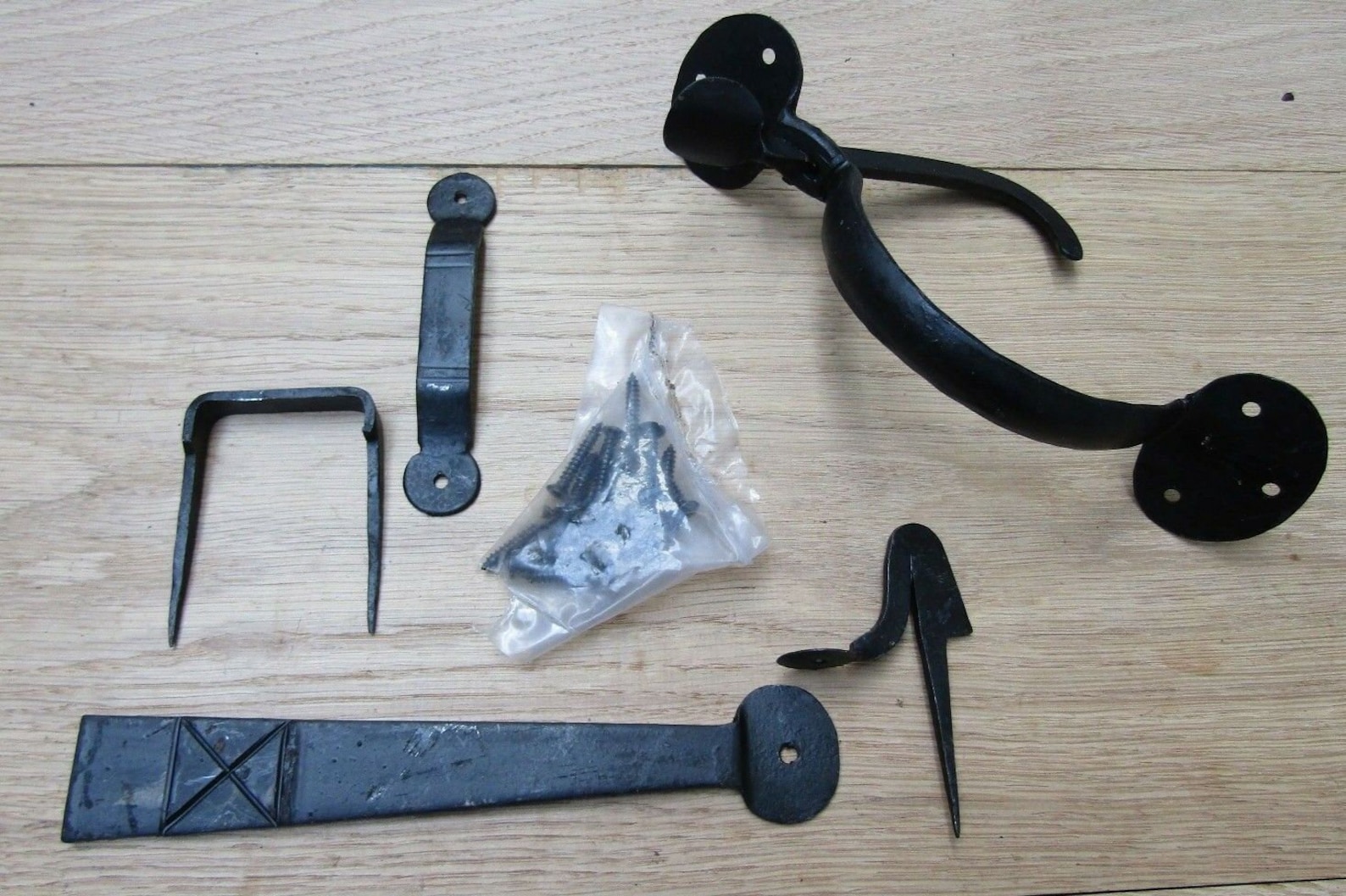 HAND FORGED SUFFOLK Latch Wrought Iron Cottage Thumb Door | Etsy