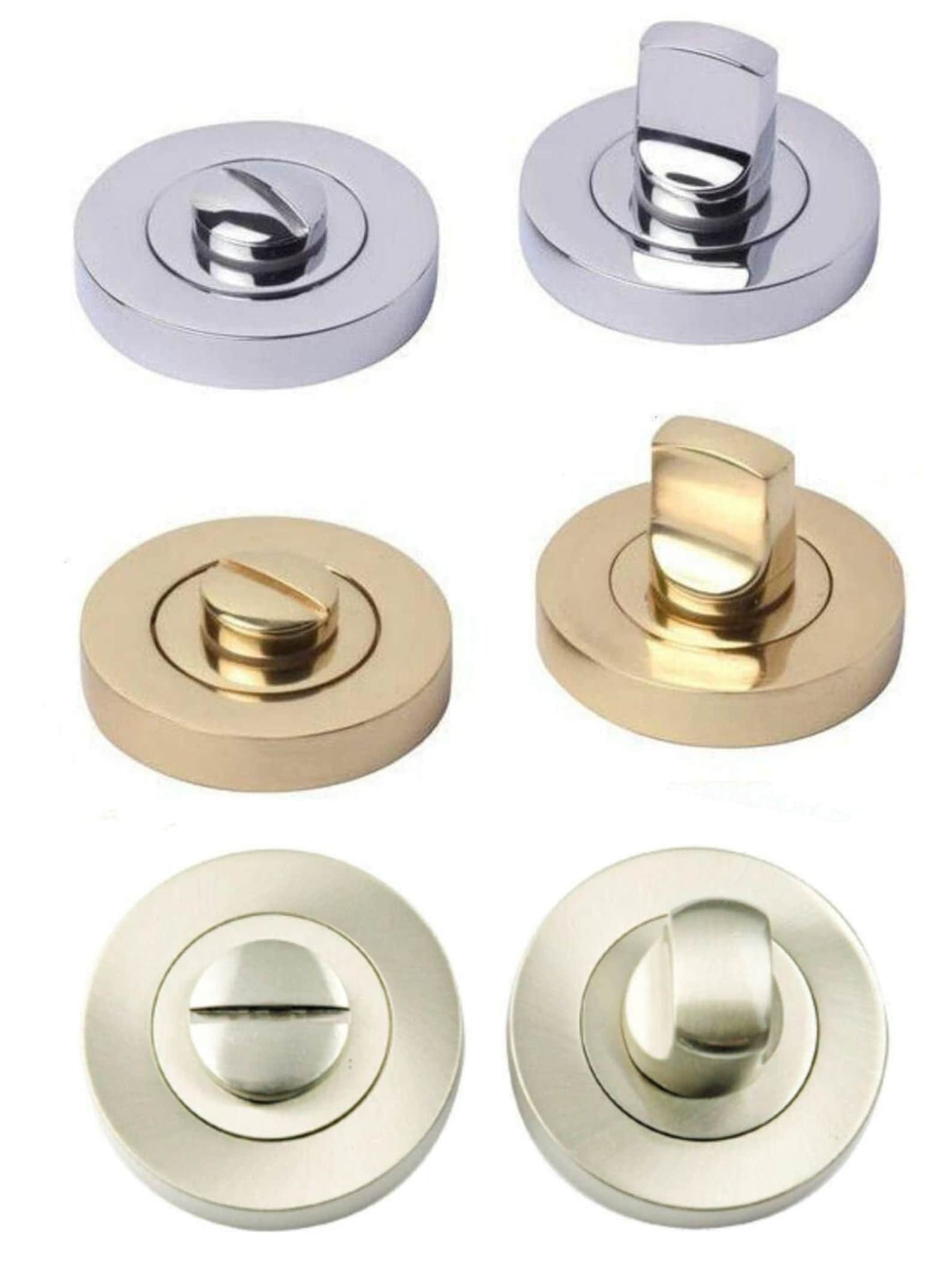 Bathroom Door Lock Thumb Turn Indicator Emergency Release Toilet ...