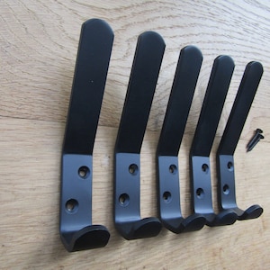 Pack of 5 CLOAKROOM HOOKS Traditional School Nursery Gym Office Hanging ...