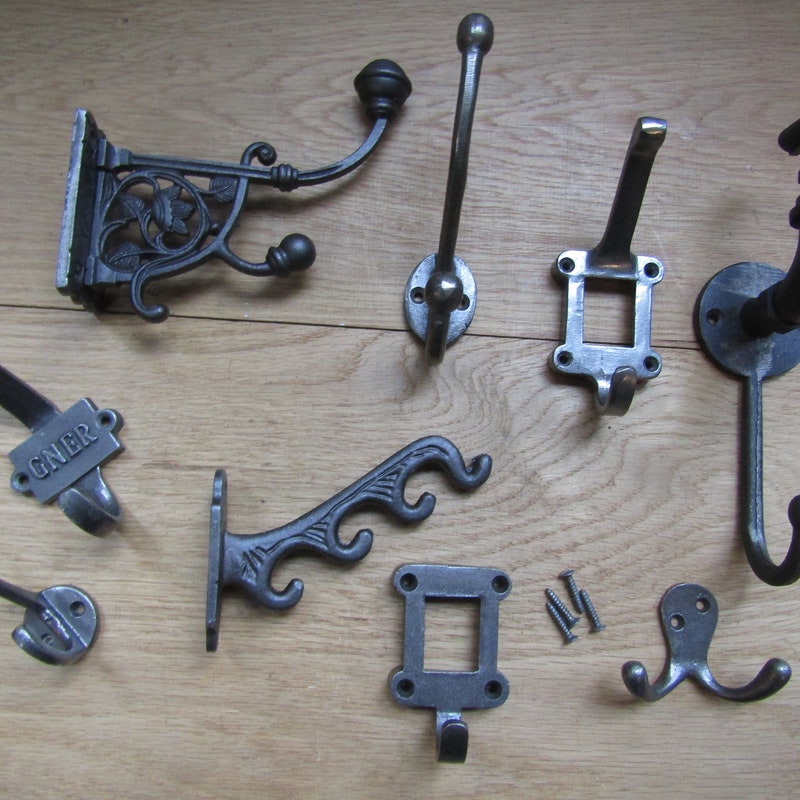 Pewter Coat Hooks - Etsy