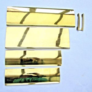 INTERIOR INNER FLAP Letter Box Tidy in 3 Finishes Polished Brass Satin ...