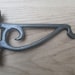 16" BLACK HAND FORGED Wrought Iron Blacksmith Sign Board Hanging ...