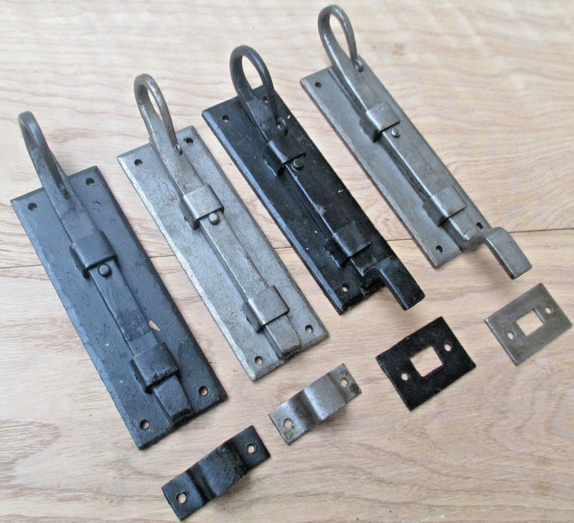 RAT TAIL CURLY Door Bolt Hand Forged Blacksmith Traditional - Etsy UK