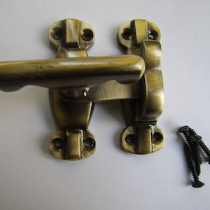 CUPBOARD TEE LATCH Catch Rustic Vintage Old English Antique Style ...