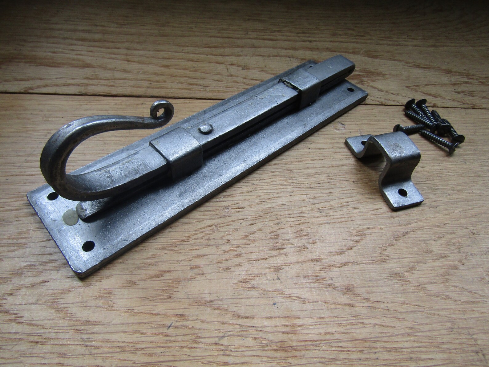 RAT TAIL CURLY Door Bolt Hand Forged Blacksmith Traditional - Etsy UK