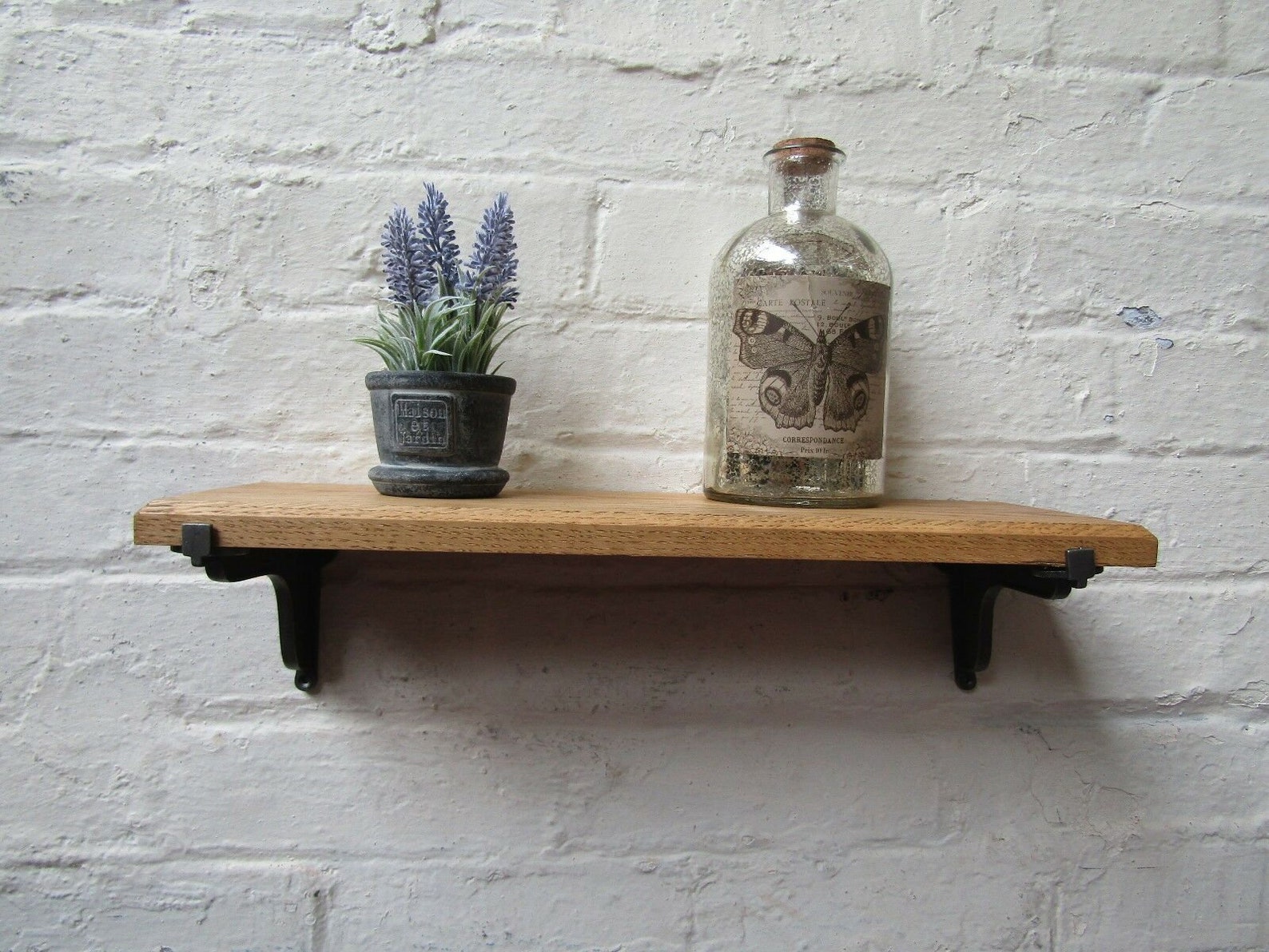 Pair of LIPPED Cast Iron Rustic Industrial Vintage Retro Shelf - Etsy