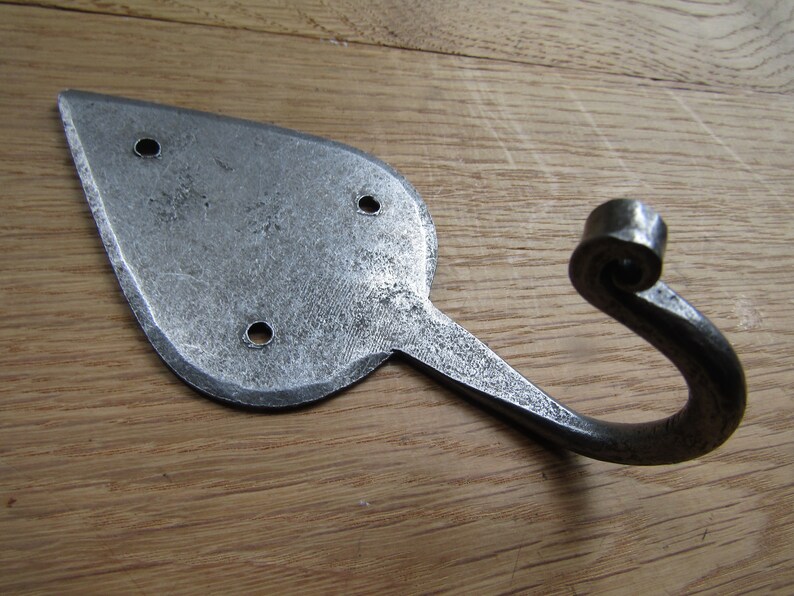 Pack of 5 HANDFORGED BLACKSMITH Rustic Wrought Iron Hook - Etsy