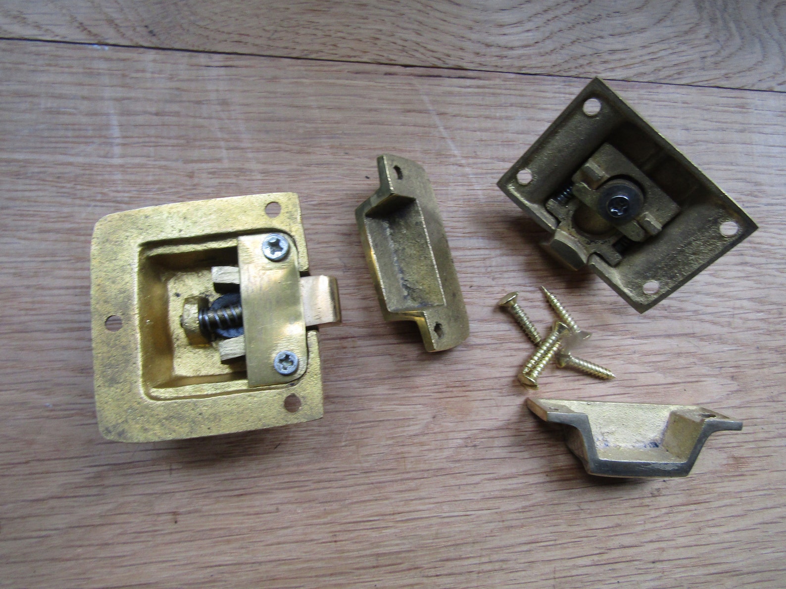 SOLID BRASS Cupboard Turn Latch Catch Knob Showcase Cabinet | Etsy