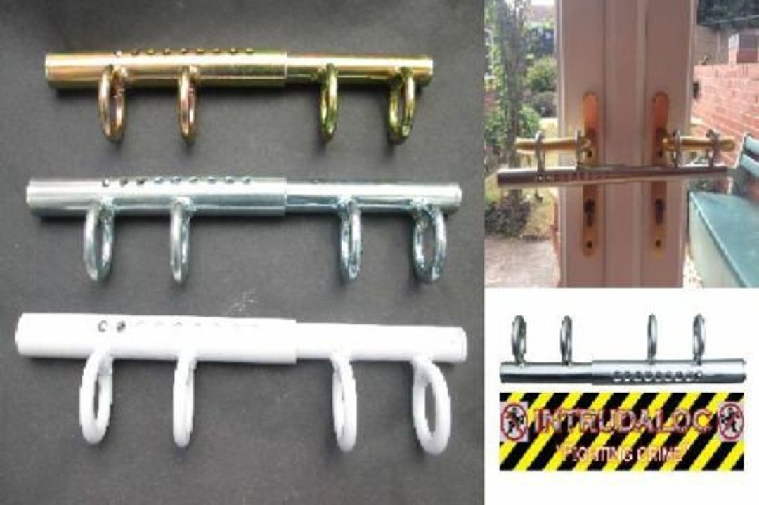 INTRUDER LOCK Patio Conservatory Double French Door Sliding Deadlock ...