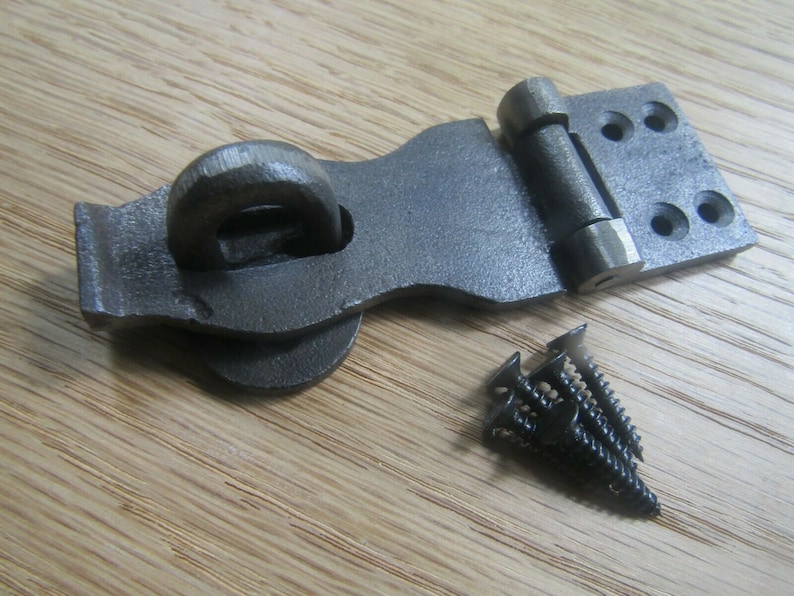 SMALL CAST IRON Rustic Vintage Old Style Safety Hasp and | Etsy