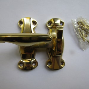 CUPBOARD TEE LATCH Catch Rustic Vintage Old English Antique Style ...