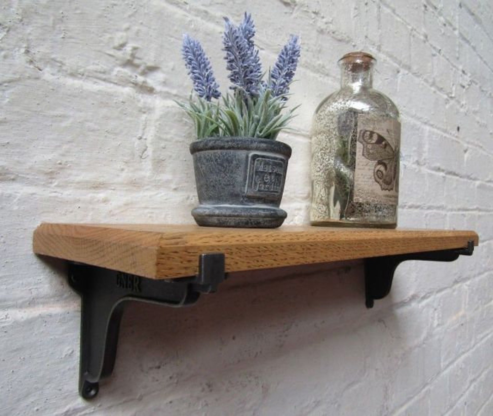 Pair of LIPPED Cast Iron Rustic Industrial Vintage Retro Shelf - Etsy