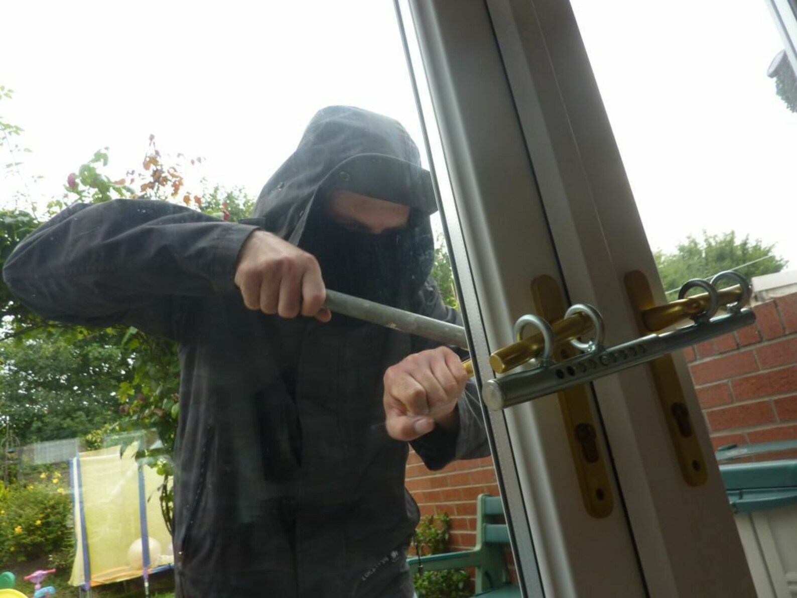 INTRUDER LOCK Patio Conservatory Double French Door Sliding Deadlock ...