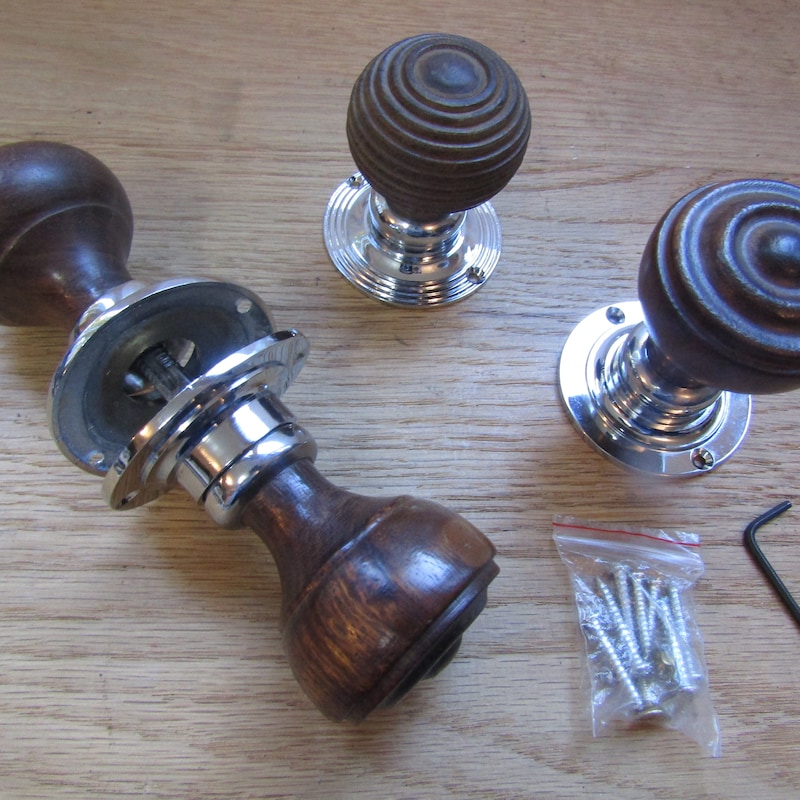 Wooden Door Knobs - Etsy