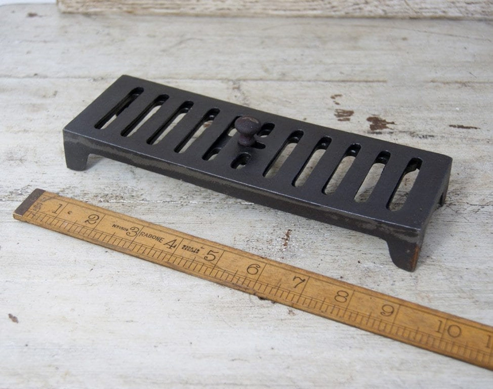 SLIDING VENT Cast Iron Rustic Vintage Victorian Style Ventilation Air ...