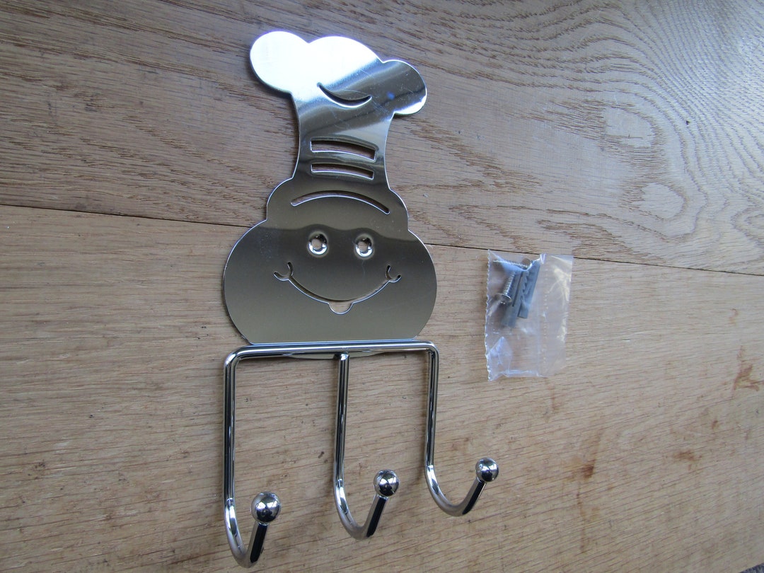 CHEF HOOK Modern Kitchen Dining Hook Rail Hanger Holder Tea Towel Hook ...