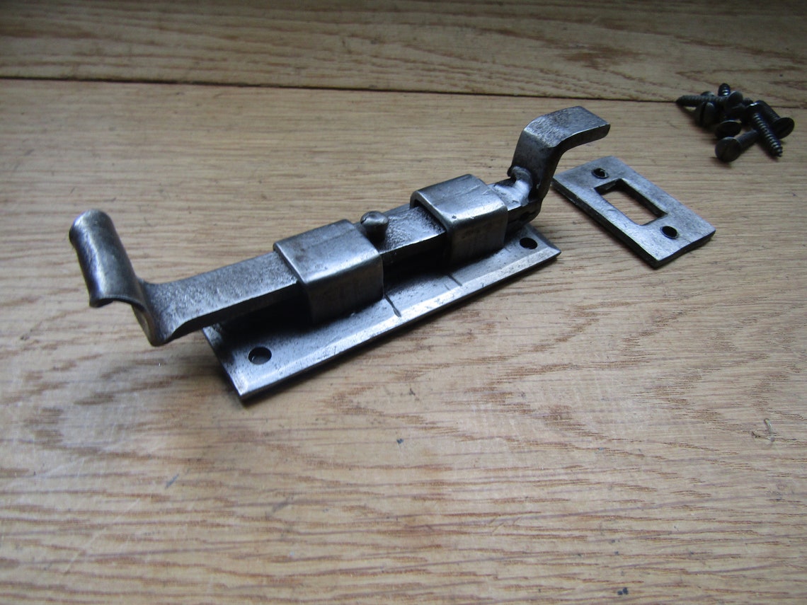 FISH TAIL DOOR Bolt Hand Forged Blacksmith Traditional Vintage - Etsy
