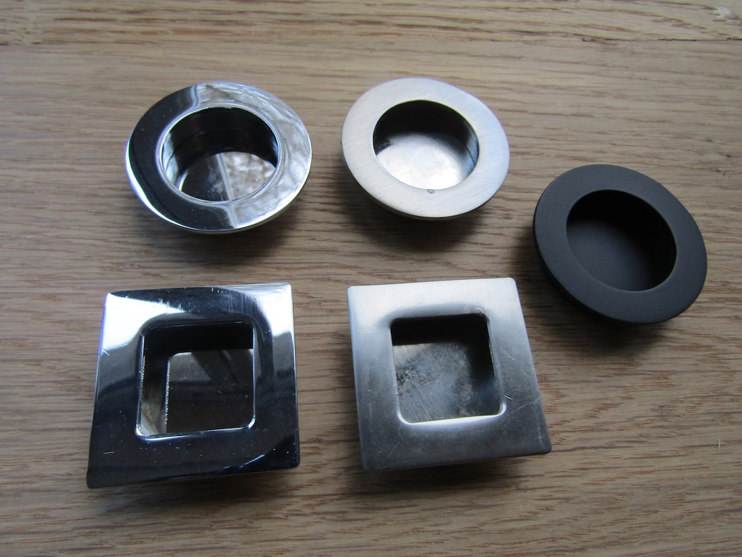 STEEL Flush Recessed Sliding Door Inset Pull Handle Embedded Handle ...
