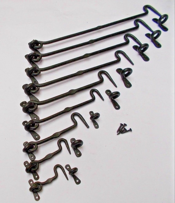 HAND FORGED BLACKSMITH Wrought Iron Rustic Old English Vintage - Etsy