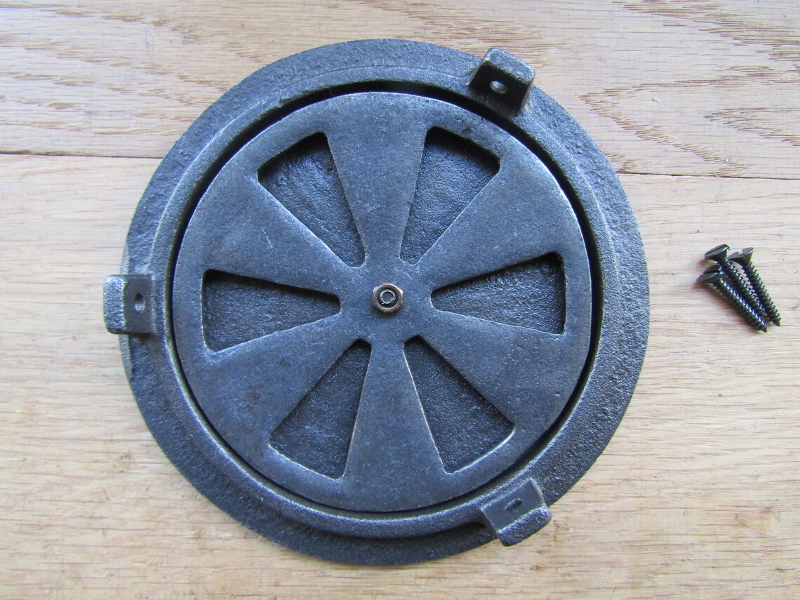 ROUND/CIRCLE Vintage Victorian Style Rustic Ventilation Grille Wall ...