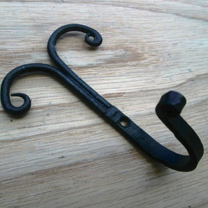 Pack of 5 HANDFORGED BLACKSMITH Rustic Wrought Iron Hooks Vintage Old ...