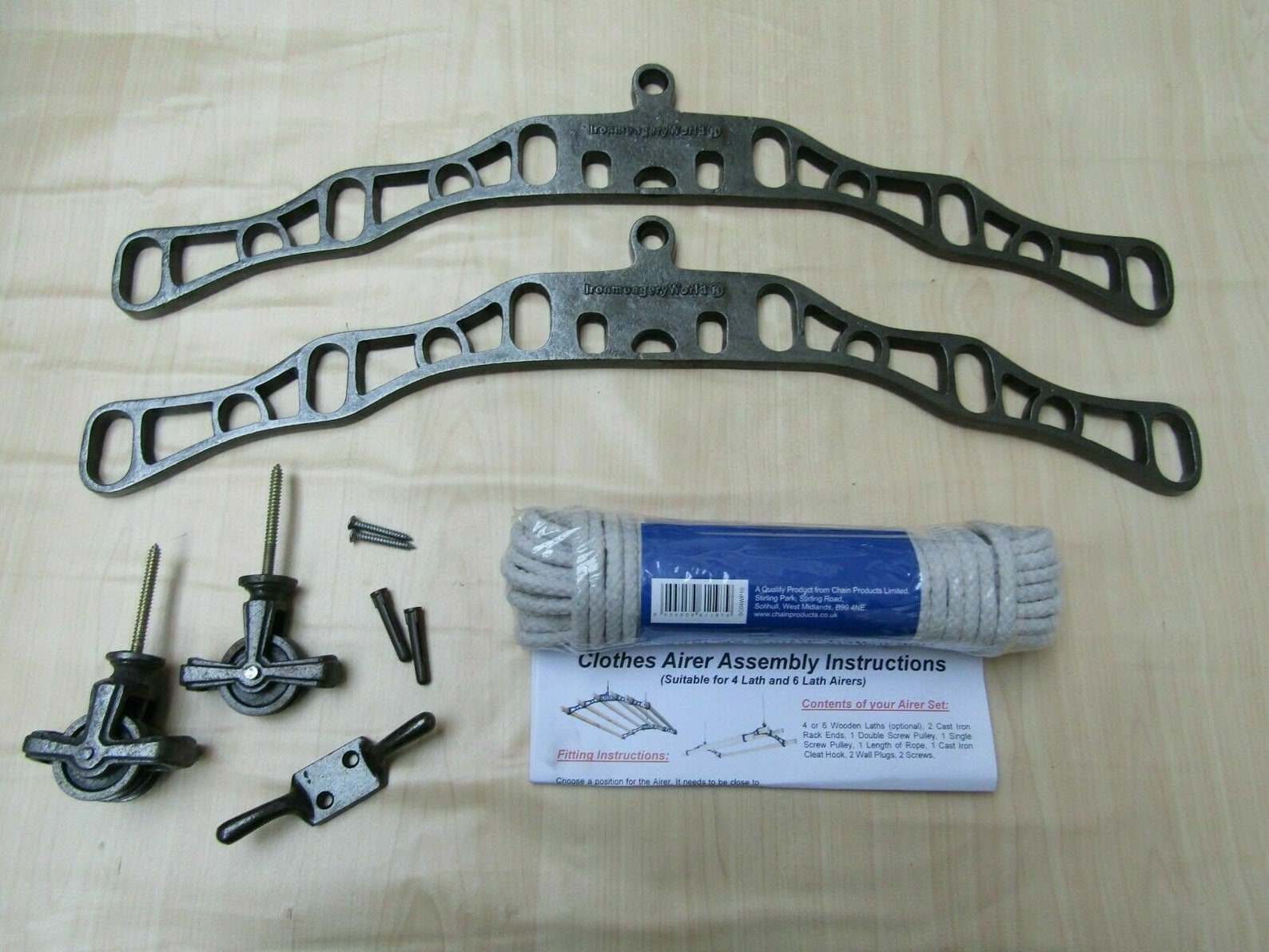 Cast Iron Vintage Cottage Kitchen Ceiling Mounted Creel Clothes Horse ...