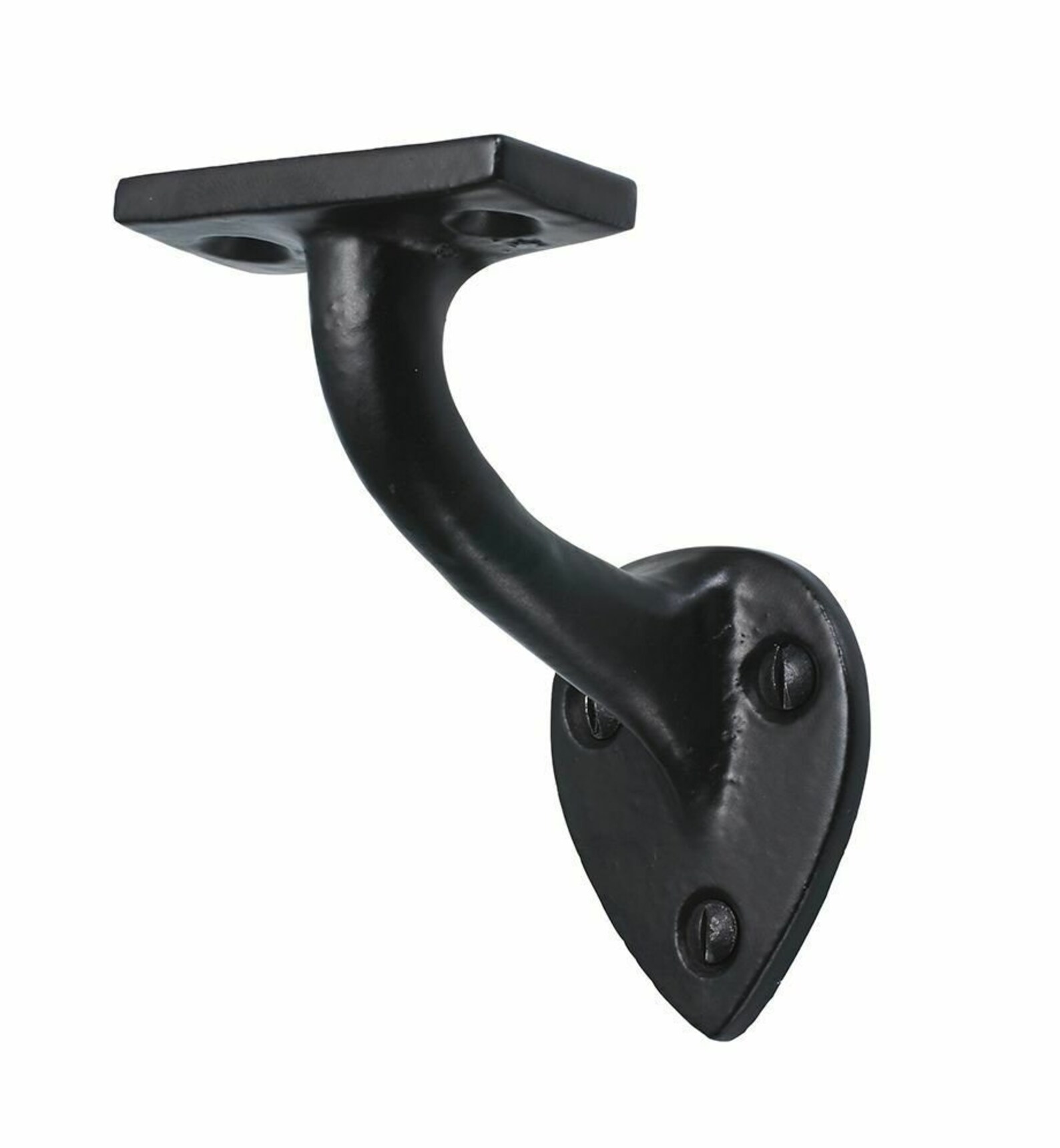 BLACK ANTIQUE Bannister Support Stair Rail Bracket Balustrade Fixing ...