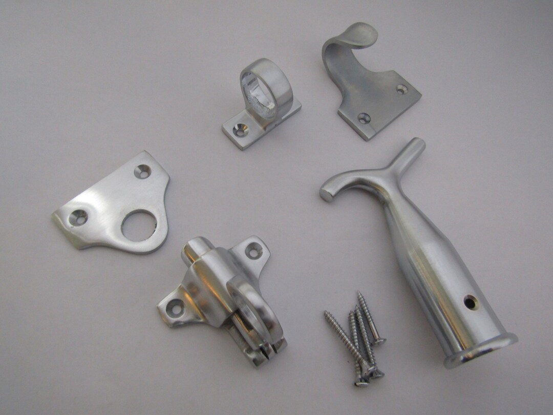 SOLID BRASS Victorian Vintage Old English Style Window Sash Fittings ...
