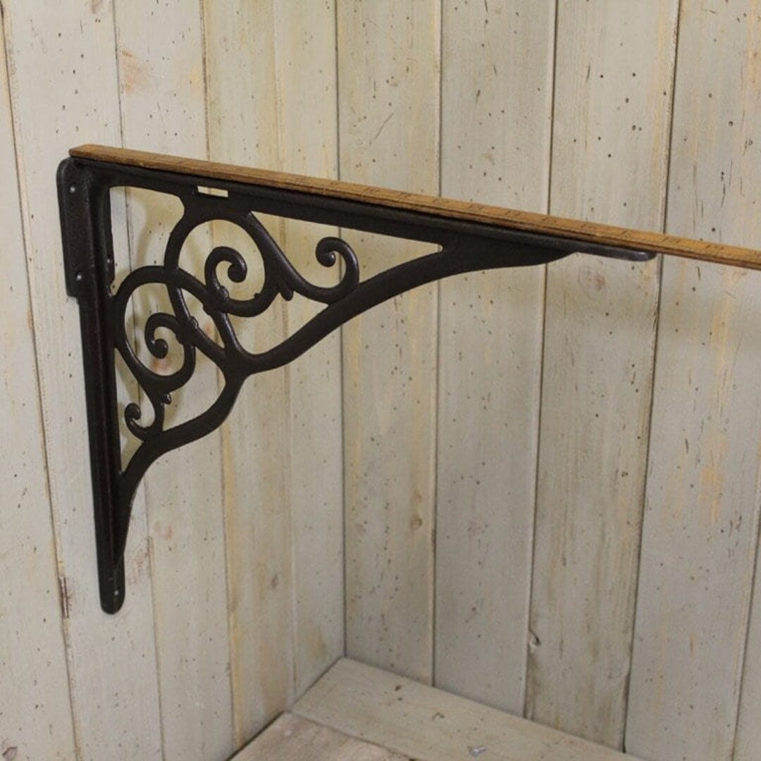 16" CAST IRON ARCHITECTURAL Rustic Canopy Porch Veranda Kitchen Worktop ...