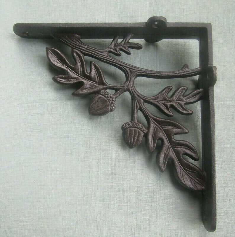 PAIR of ACORN Cast Iron Antique Old Rustic Vintage Retro - Etsy