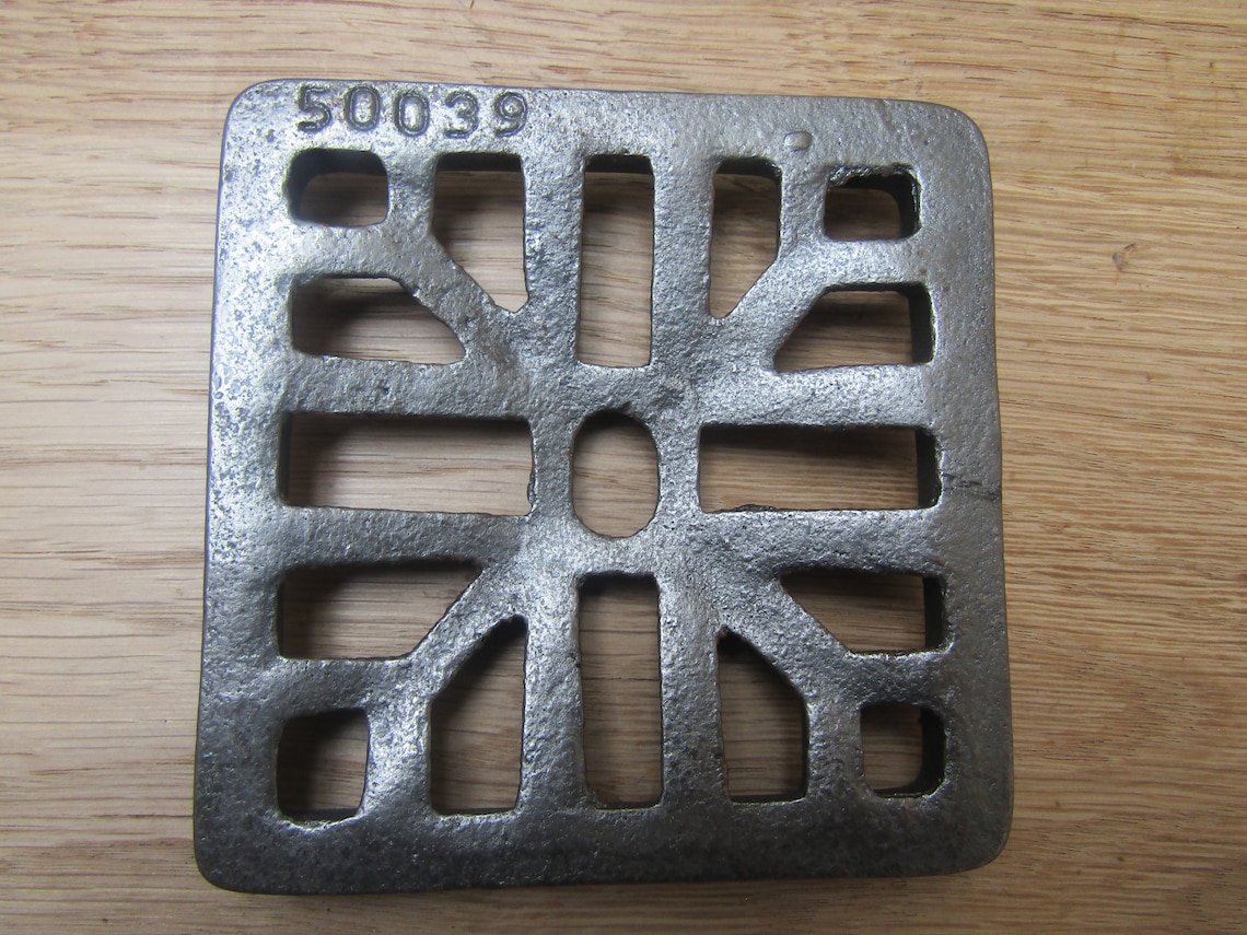 SQUARE Cast Iron Gully Grid Driveway Drain Cover Drainage - Etsy UK