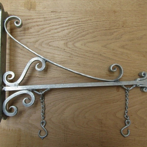 Blacksmith Made House Sign Bracket - Etsy