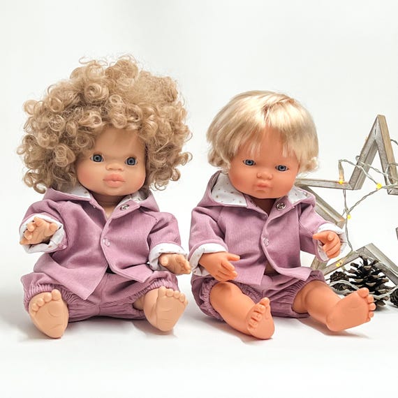 Miniland Doll Coat or Bloomers Hooded Coat for Minikane 34 Cm Pink Doll Coat 15 Inch Doll Coat Made of Corduroy Doll Bloomers 13 Inch Etsy Australia